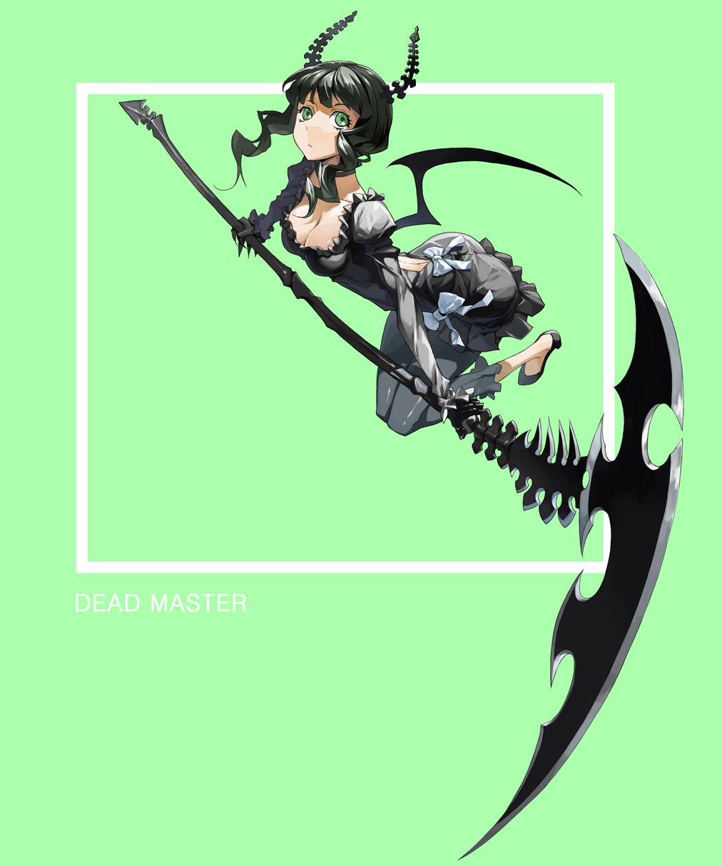 justminor black rock shooter vocaloid dead master cleavage | #242839 | yande.re